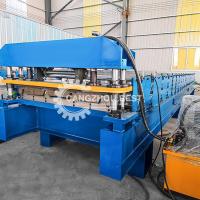 China Tr4 Steel GI Roofing Sheet Roll Forming Machine 12m/Min for sale