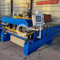 China Ppgi Tr6 Pv6 Roofing Sheet Roll Forming Machine Color Steel Panel Making for sale