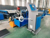 China Galvanized Steel L Shape Angle Roll Forming Machine Hydraulic Cutting Type 3phases for sale