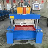 China 0.3-0.8mm Steel Profile Standing Seam Roll Forming Machine With Embossing for sale
