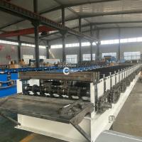 China YX1000 0.3-1.2mm Floor Deck Steel Profile Roll Forming Machine 380VAC For Turkey Market for sale