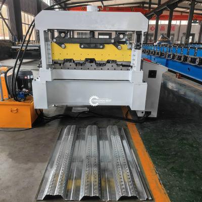 China YX1000 0.3-1.2mm Floor Deck Steel Profile Roll Forming Machine 380VAC For Turkey Market for sale