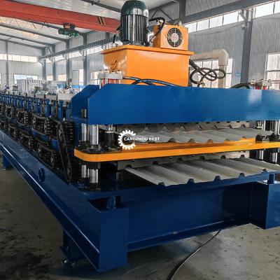 China R101&TR6 Double Layer Roof Sheet Roll Forming Machine For Color Steel Profile for sale