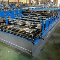 China Steel Profile Tr4&Tr6 Double Layer Roofing Sheet Roll Forming Machine 70mm Shaft for sale