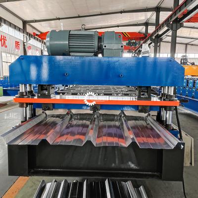 China G550 Material Steel Profile IBR Roof Sheet Roll Forming Machine Motor Driven Type for sale