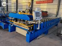 China TR6 Aluzinc Roofing Sheet Roll Forming Machine 8 - 12m/Min for sale