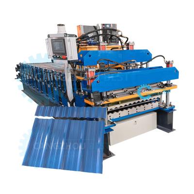 China IBR Roof Sheet / Corrugated Roof Sheet Roll Forming Machine 4 - 6m/Min for sale