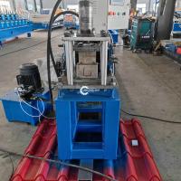 China Hydraulic Automatically L / U Shaped  Roll Forming Machine PLC Control for sale
