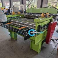 China Hot Rolled Steel Cut To Length Coil Roll Forming Machine With Auto Stacker for sale
