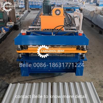 China Double Layer PPGI Roof Panel Roll Forming Machine For Galvanized Steel for sale