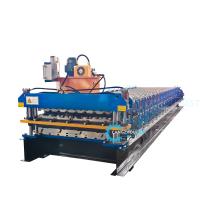 China Color Steel 4Kw Roofing Sheet Roll Forming Machine Double Layer Tr4 R101 Steel Profiles for sale