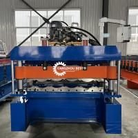 China Steel Profile Zeetile 1000mm Roof Sheet Roll Forming Machine Chain Transmission for sale
