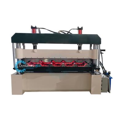 China Color Steel Roofing Sheet Roll Forming Machine Brazil Popular Steel Profile Tp40 Ibr for sale