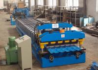 China Metal Roof Roll Forming Machine , Color Steel Corrugated Roofing Sheet Making Machine for sale