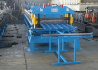 China Metal Roof Making Machine Production Line , PPGI Steel Glazed Tile Making Machine for sale