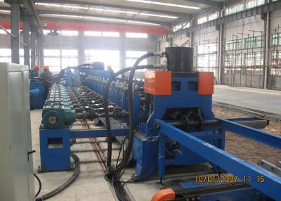 China 2 Wave Highway Guardrail Roll Forming Machine 11mx2mx1.5m Dimention for sale
