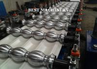 China Metal Roof Making Machine Production Line , PPGI Steel Glazed Tile Making Machine for sale