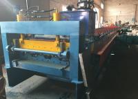 China Sheet Floor Deck Roll Froming Machine Structural Concrete 11.5mx1.4mx1.4m Size for sale