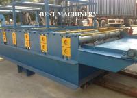 China SGS Roof Tile Roll Forming Machine Color Steel Glazed , double layer roll forming machine for sale