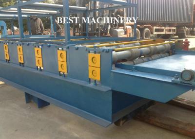 China SGS Roof Tile Roll Forming Machine Color Steel Glazed , double layer roll forming machine for sale