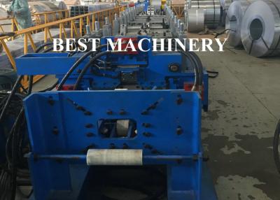 China Roofing Downpipe Channel Roll Forming Machine Seamless Square Shape for sale