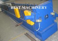 China Portabe Eblow Water Channel Pipe Roll Forming Machine Hydraulic Mould Cutting for sale