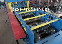 China Hydraulic Punching Shutter Door Frame roll forming machine Gear Box or Chain Type for sale