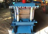 China Hydraulic Punching Shutter Door Frame roll forming machine Gear Box or Chain Type for sale