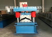 China Metal Roof Ridge Cap Roll Forming Machine 8-12m/Min Speed PLC Control System for sale