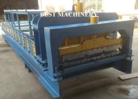 China Steel IBR Roofing Wall Roof Tile Making Machine Hydraulic Cutting Type for sale