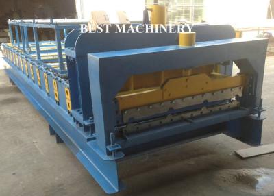 China Steel IBR Roofing Wall Roof Tile Making Machine Hydraulic Cutting Type for sale