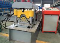 China Metal Roof Ridge Cap Roll Forming Machine 8-12m/Min Speed PLC Control System for sale