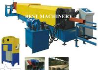 China Rectangle Shape Water Down Spout Roll Forming Machine Flying Saw Cutter for sale