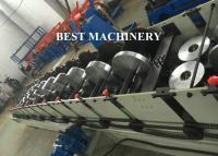 China Professional Downpipe Roll Forming Machine Hydraulic Cutting Type 0.25-0.8mm Thickness for sale