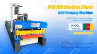 China 3Kw Hydraulic Cutting Steel Roof Sheet Roll Forming Machine Price for sale