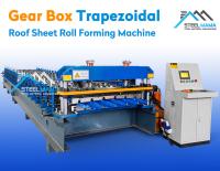 China 45# Steel Roller Hydraulic Cutting Roofing Sheet Roll Forming Machine With 5.5Kw for sale