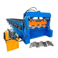 China Steel Profile Galvanized PLC Control Decking Sheet Floor Roll Forming Machine for sale