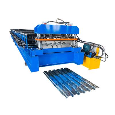 China Heavy Duty Steel Decking Sheet Panel Sheet Roll Forming Machine for sale