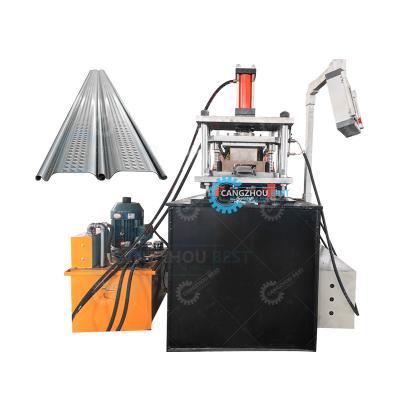 China Steel Thickness 0.8mm Difference Embossing Shutter Rolling Door Profile Roll Forming Machine for sale