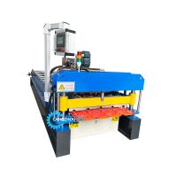 China Gi 900mm Effective Width Steel Profile Ibr Roof Sheeting Roll Forming Machine For Building for sale