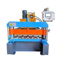 China Hydraulic Plc Control Metal Roofing Sheet Roll Forming Machine for sale