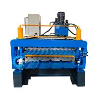 China House Building Double Layer Two Profiles Roof Sheet Roll Forming Machine for sale