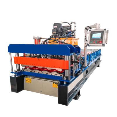 China Color Steel Coated Charcoal Grey Oriental Roman Tile Roll Forming Machine 0.3-0.8mm Coil Thickness for sale