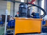 China Color Steel Coated Charcoal Grey Oriental Roman Tile Roll Forming Machine 0.3-0.8mm Coil Thickness for sale
