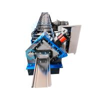 China Self Lock Double Head Galvanized Steel 1.2mm Thickness Steel Door Frame Roll Forming Machine for sale