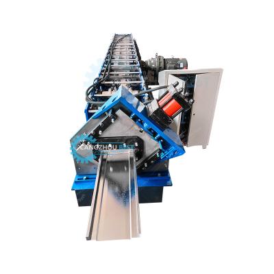 China Self Lock Double Head Galvanized Steel 1.2mm Thickness Steel Door Frame Roll Forming Machine for sale