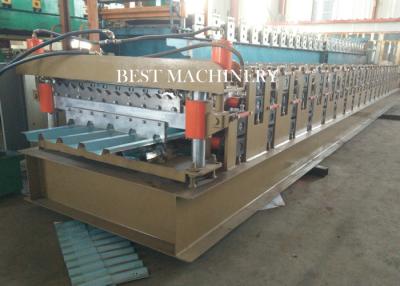 China 686 & 762 IBR and Corrugated Profile Roll Forming Machine / Metal Roofing Equipment for sale