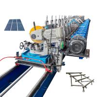 China Flying Cutting Hydraulic Punching Hole High Speed Unistruct C Channel Roll Forming Machine for sale