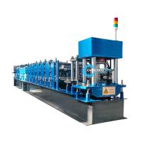 China Steel Profile Channel Roll Forming Machine Manually Change Size C Purlin 80-300mm Web Size for sale