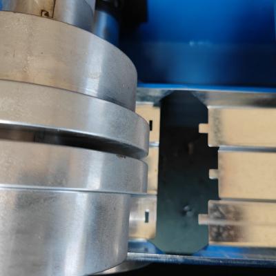 China 0.8-1.2Mm Self Lock Double Head Door Frame Roll Forming Machine for sale